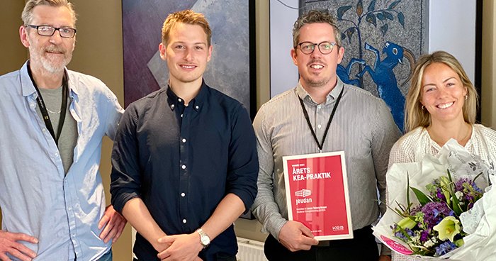 Jonas og Jeudan vinder årets KEA-praktik - Mit KEA