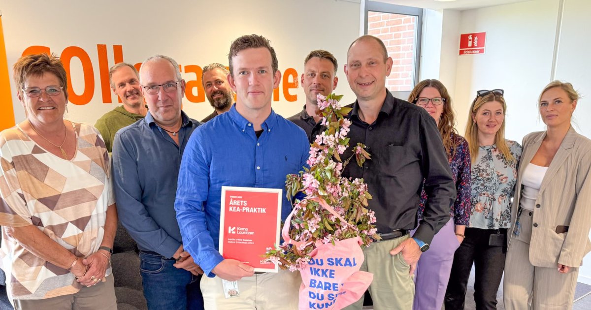 Paw og Kemp & Lauritzen vinder Årets KEA-praktik - Mit KEA